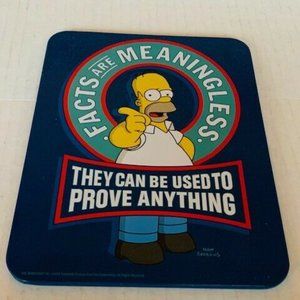 homer | Wall Decor | Homer Simpson Sign Facts Meaningless 9x7 Picture ...